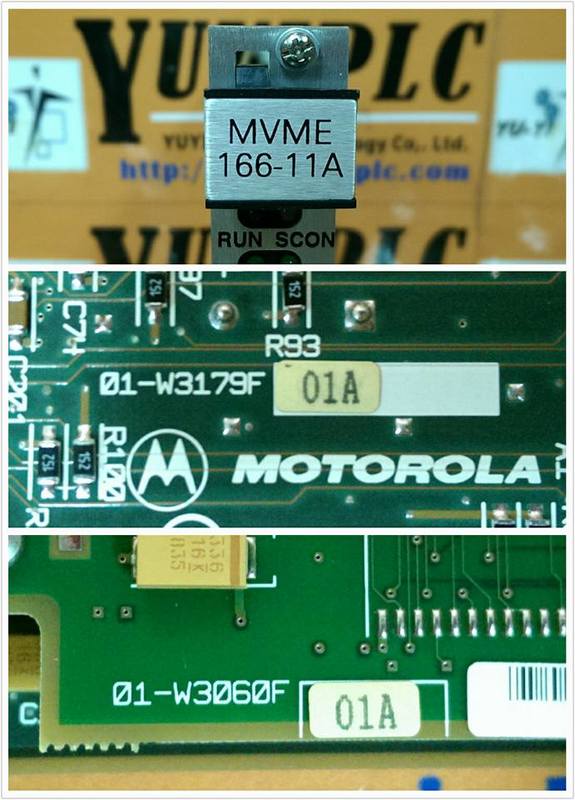 MOTOROLA MVME166-11A / MVME166-011A 01-W3179F01A - PLC DCS SERVO Control MOTOR POWER SUPPLY IPC ...